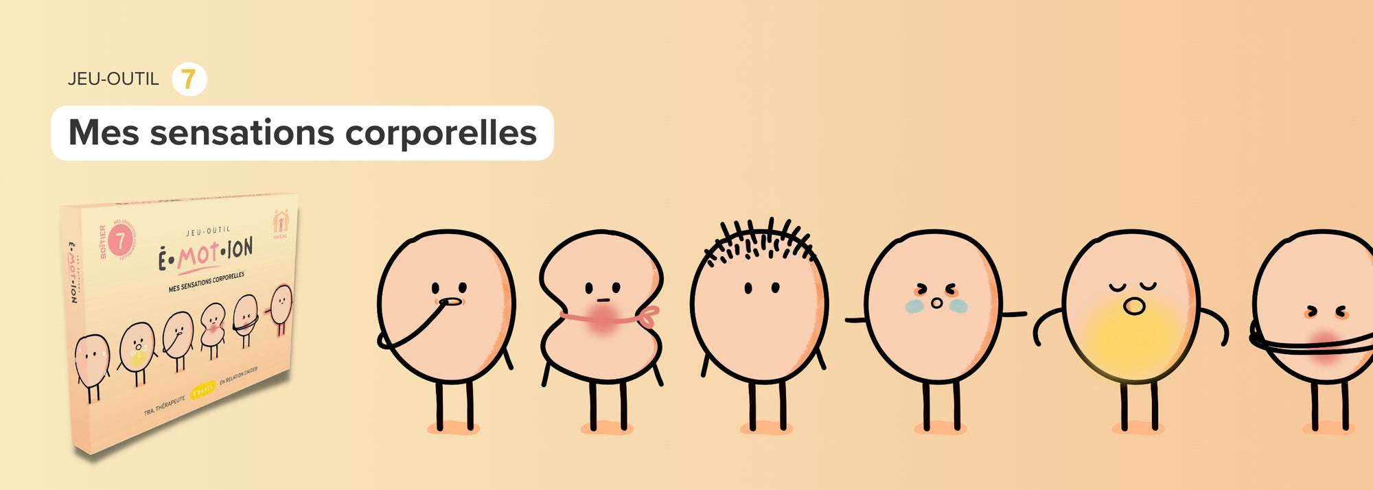 Jeu-outil É•mot•ion - Mes sensations corporelles | Éditions Émotion