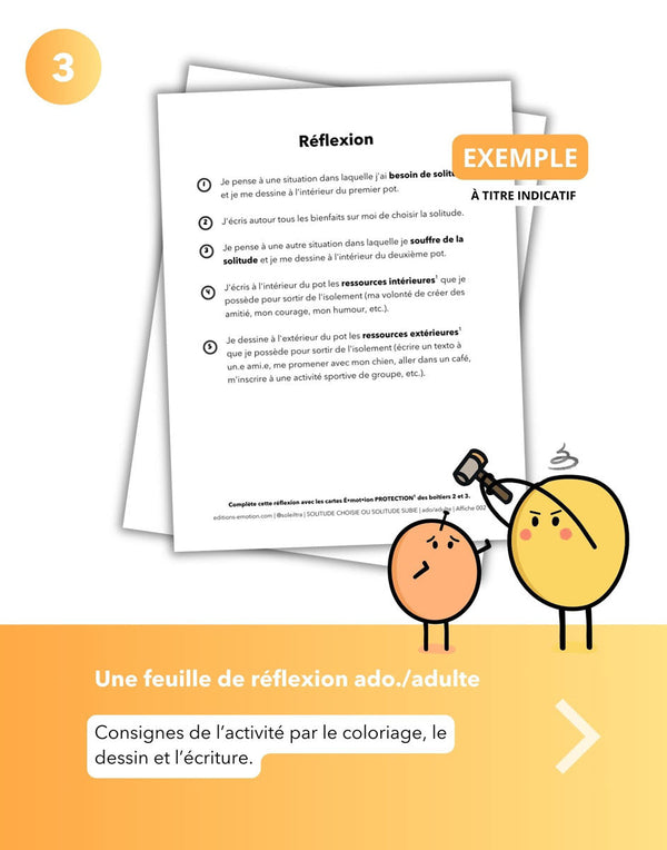 Affiche - Comparaison infériorisante ou inspirante | Éditions Émotion